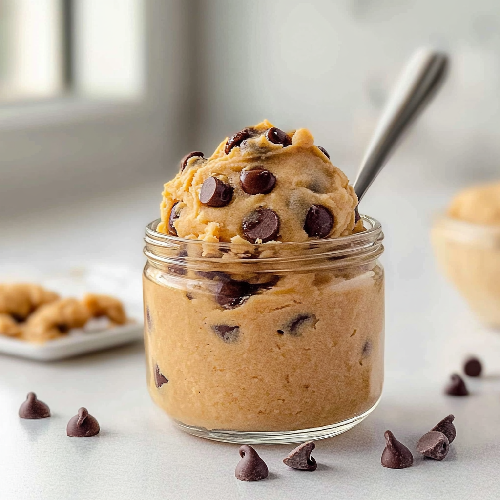 Indulge in Edible Chocolate Chip Cookie Dough for One