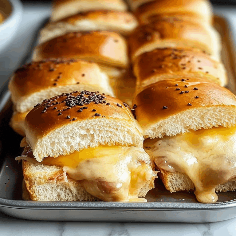 Cheesy Baked Sandwich Sliders
