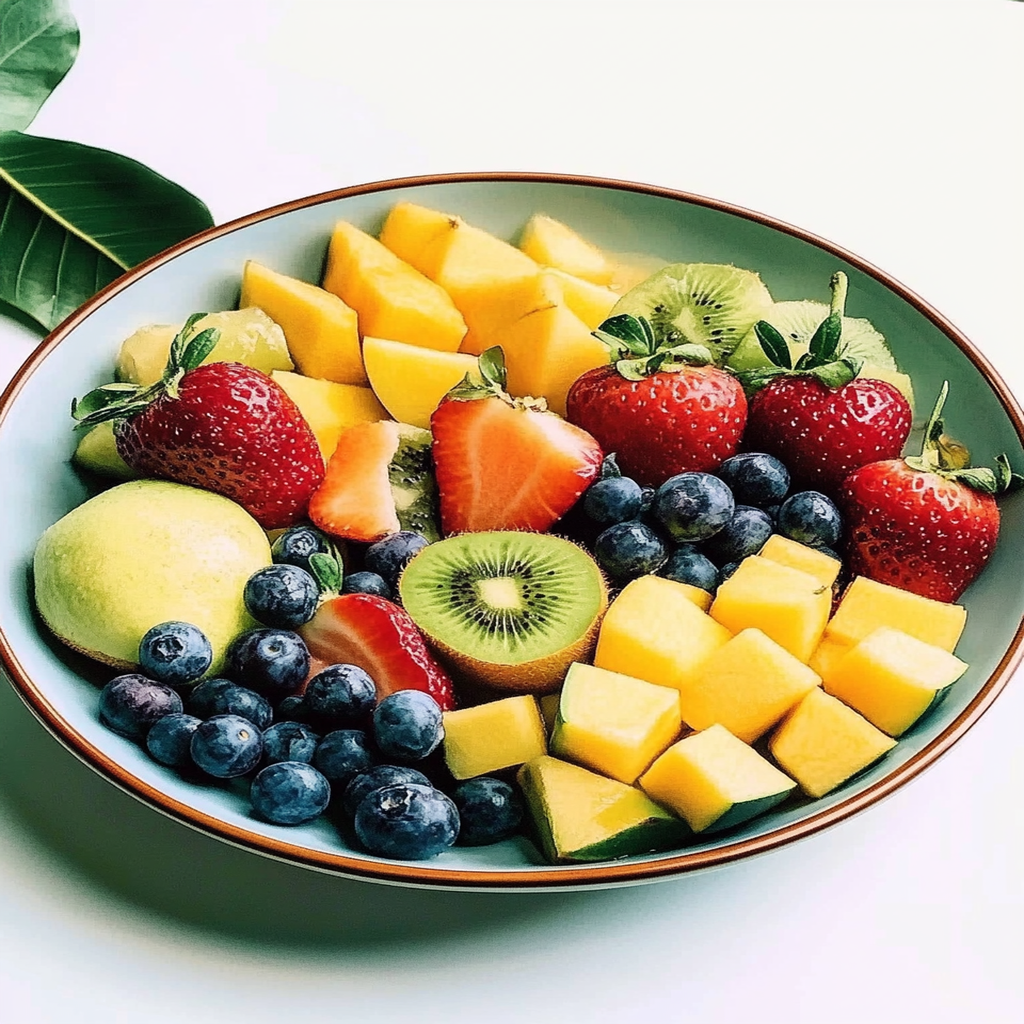 Colorful and Fresh Fruit Platter