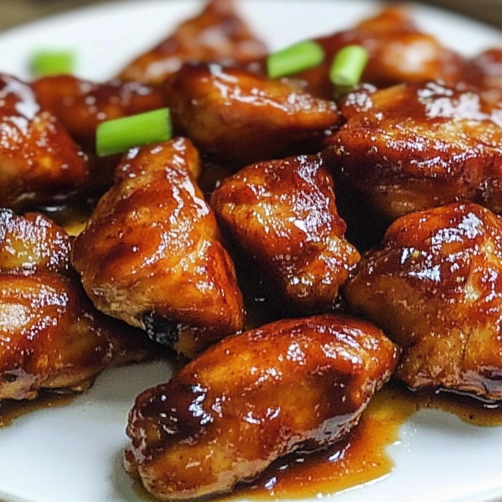 Easy Bourbon Chicken