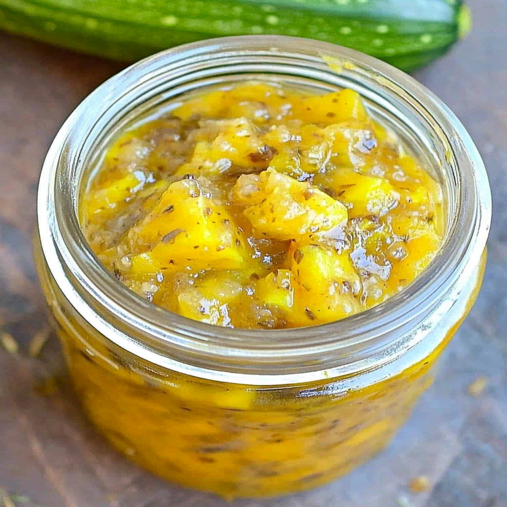 Easy Sweet Zucchini Relish