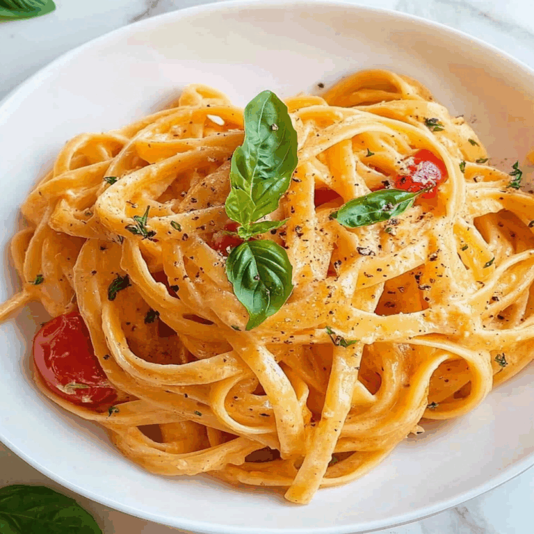 Super Easy Creamy Tomato Pasta