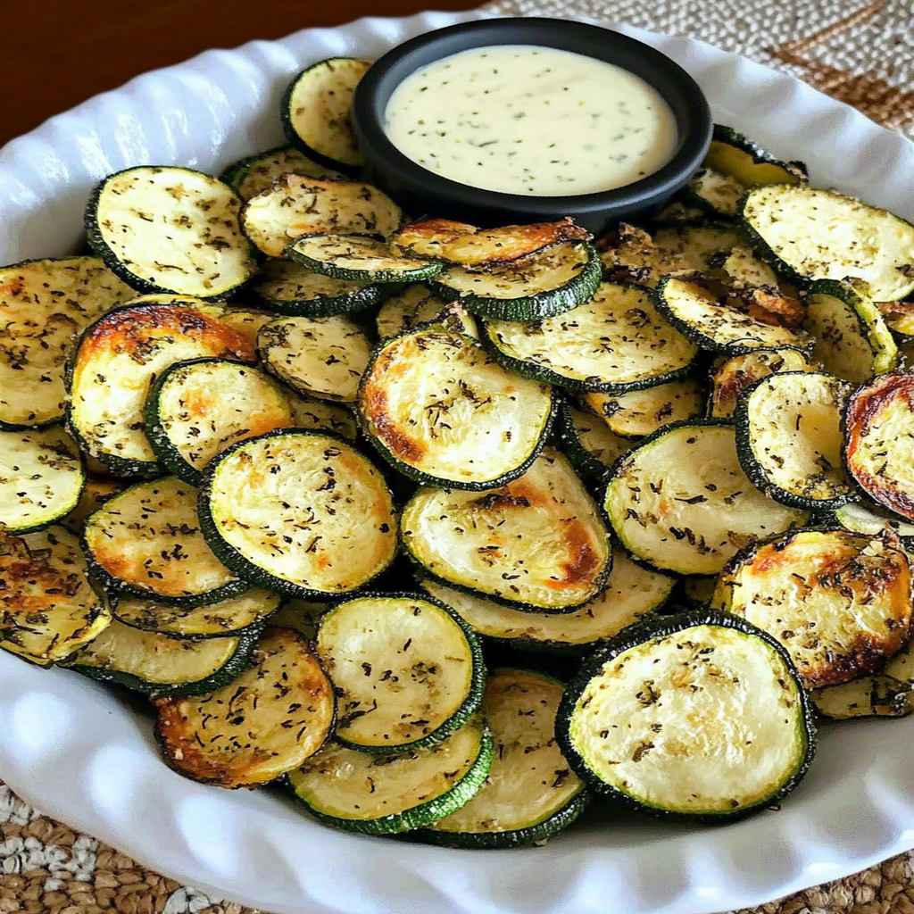 Cool Ranch Zucchini Chips