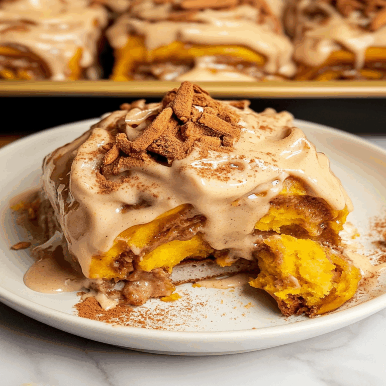 Pumpkin Cinnamon Rolls with Coffee Frosting