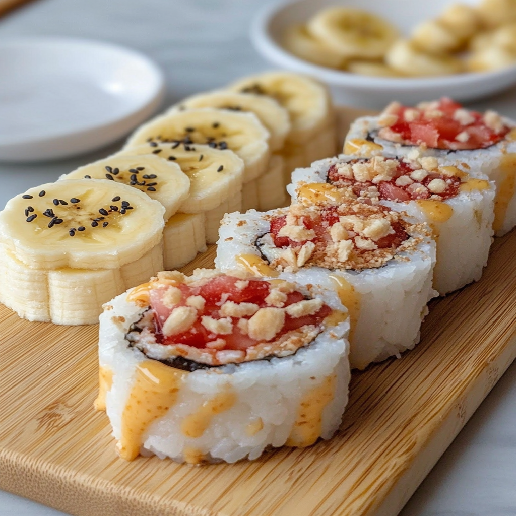 Refreshing Banana Sushi