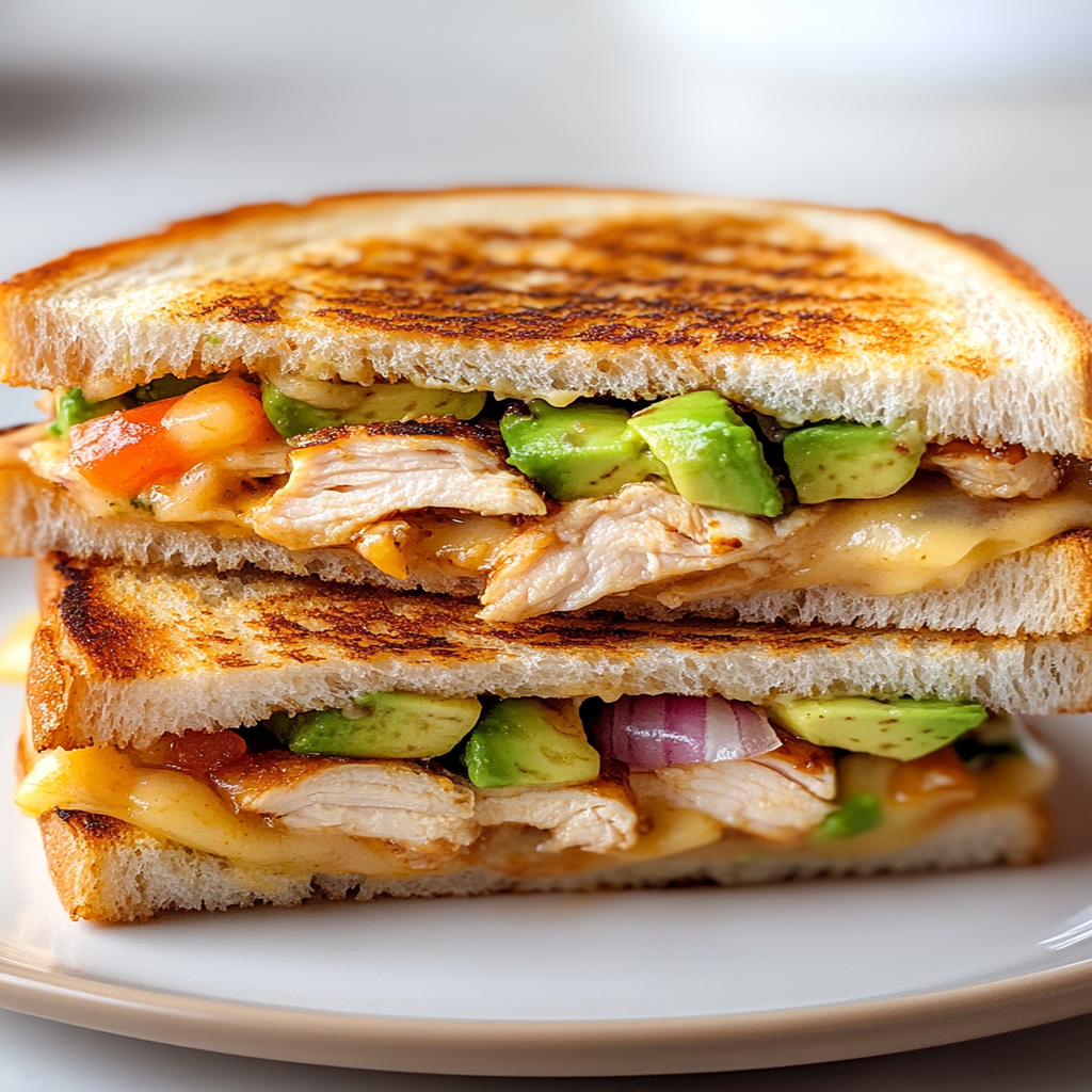 Chicken Avocado Melt Sandwich