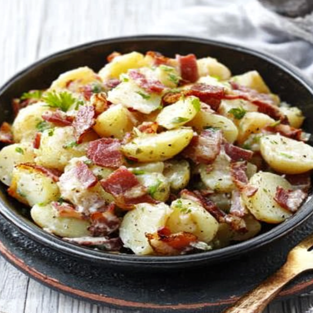 Australian-Style Potato Salad with Bacon
