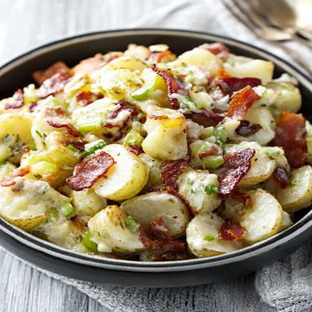 Australian-Style Potato Salad with Bacon