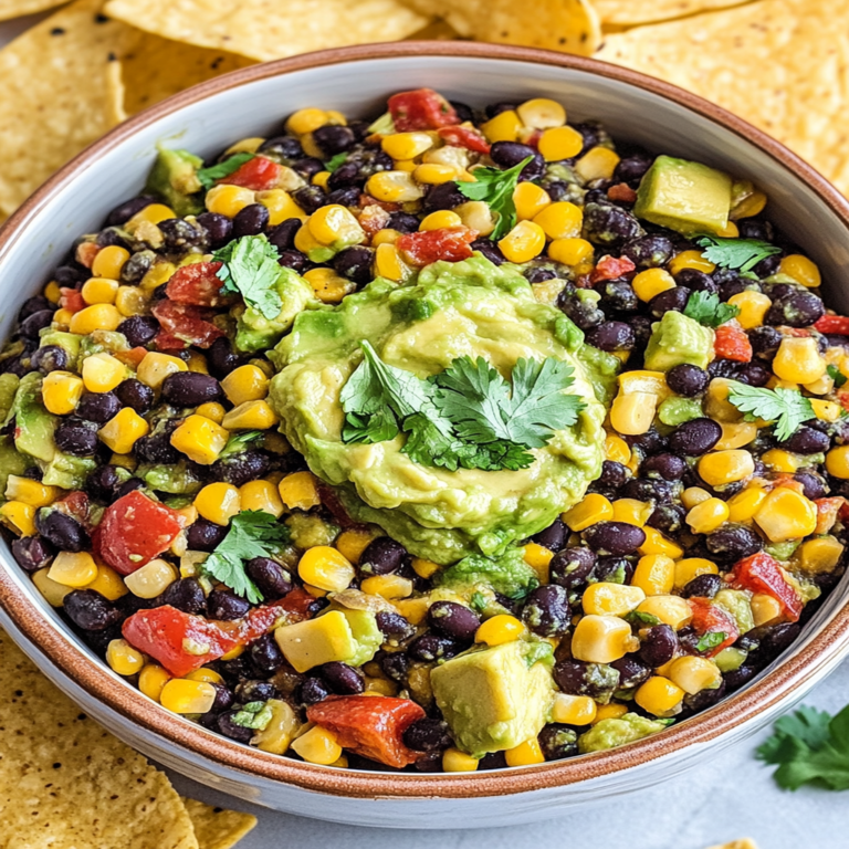 Avocado Corn Black Bean Dip