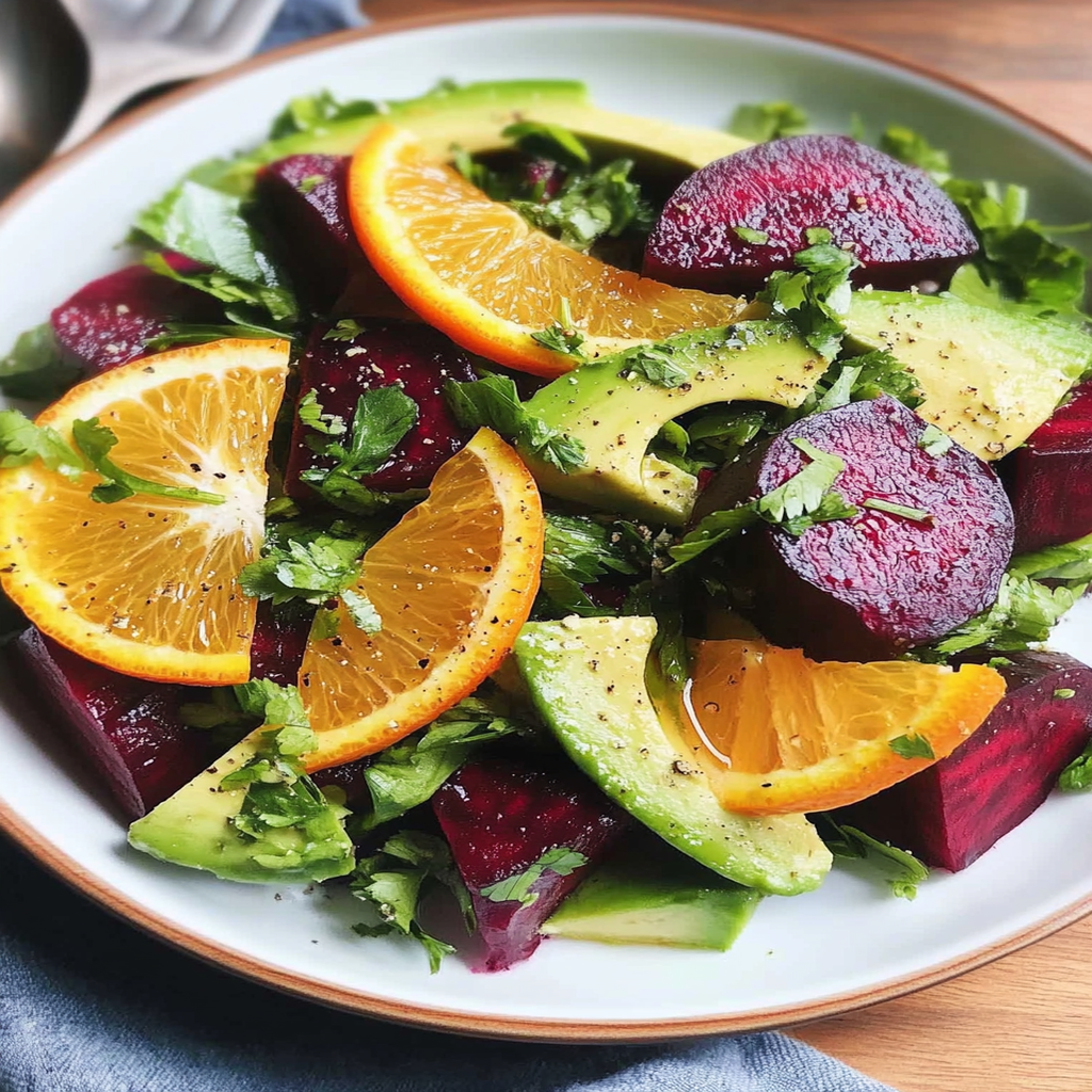 Avocado Orange Beet Salad
