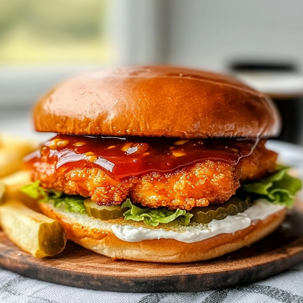 Hot Honey Chicken Burger