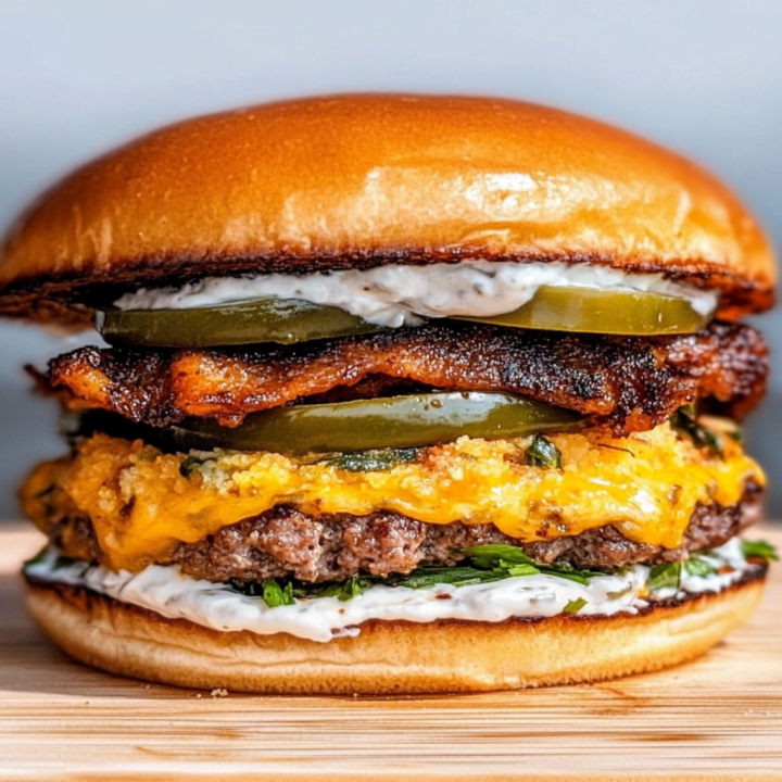 Jalapeño Popper Smash Burgers