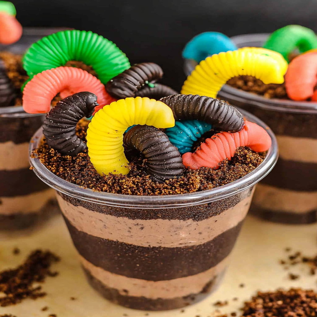 Worms and Dirt Cake Pops