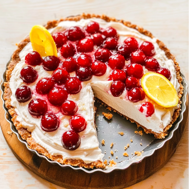 Cherry Mascarpone Tart