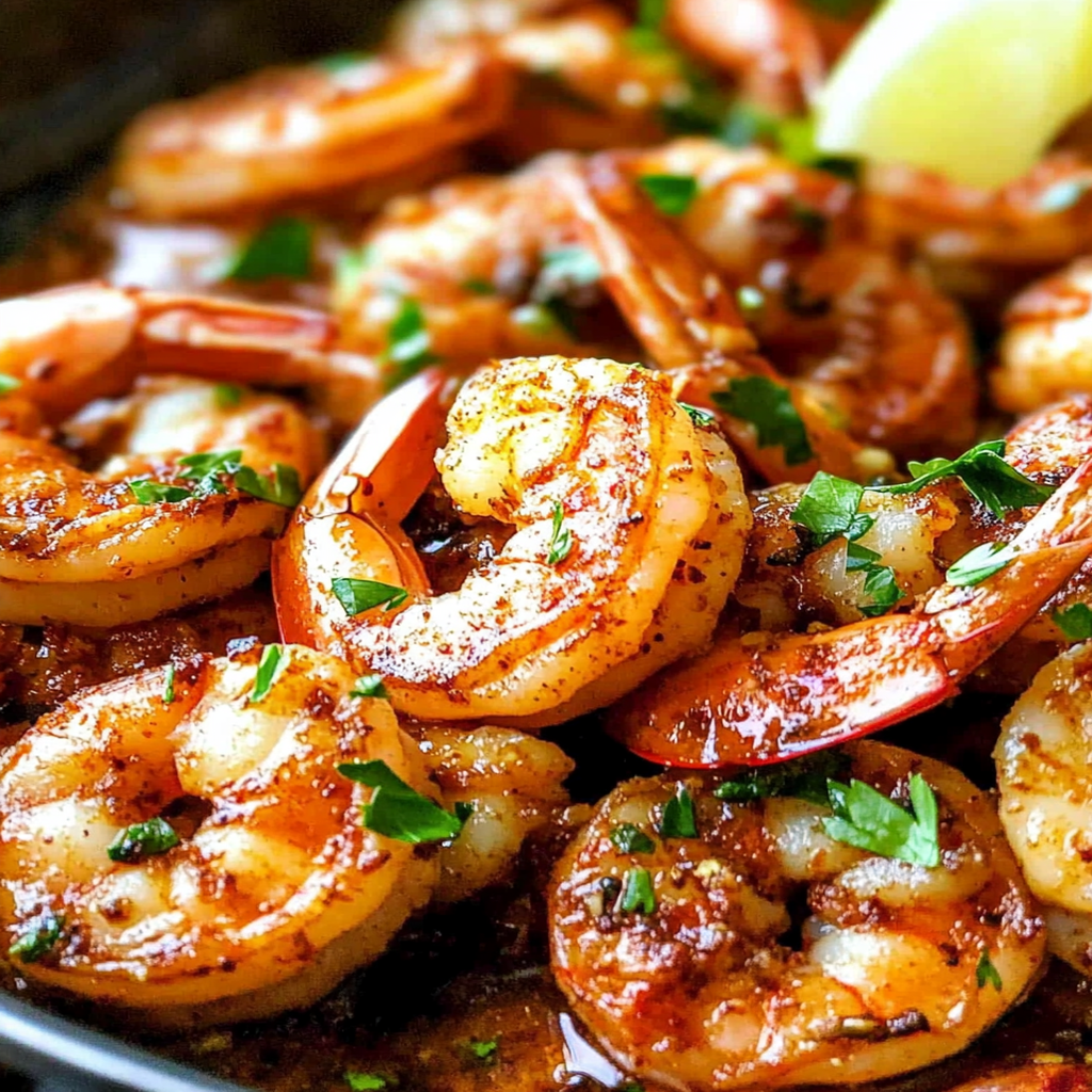 Spicy Lemon Garlic Shrimp