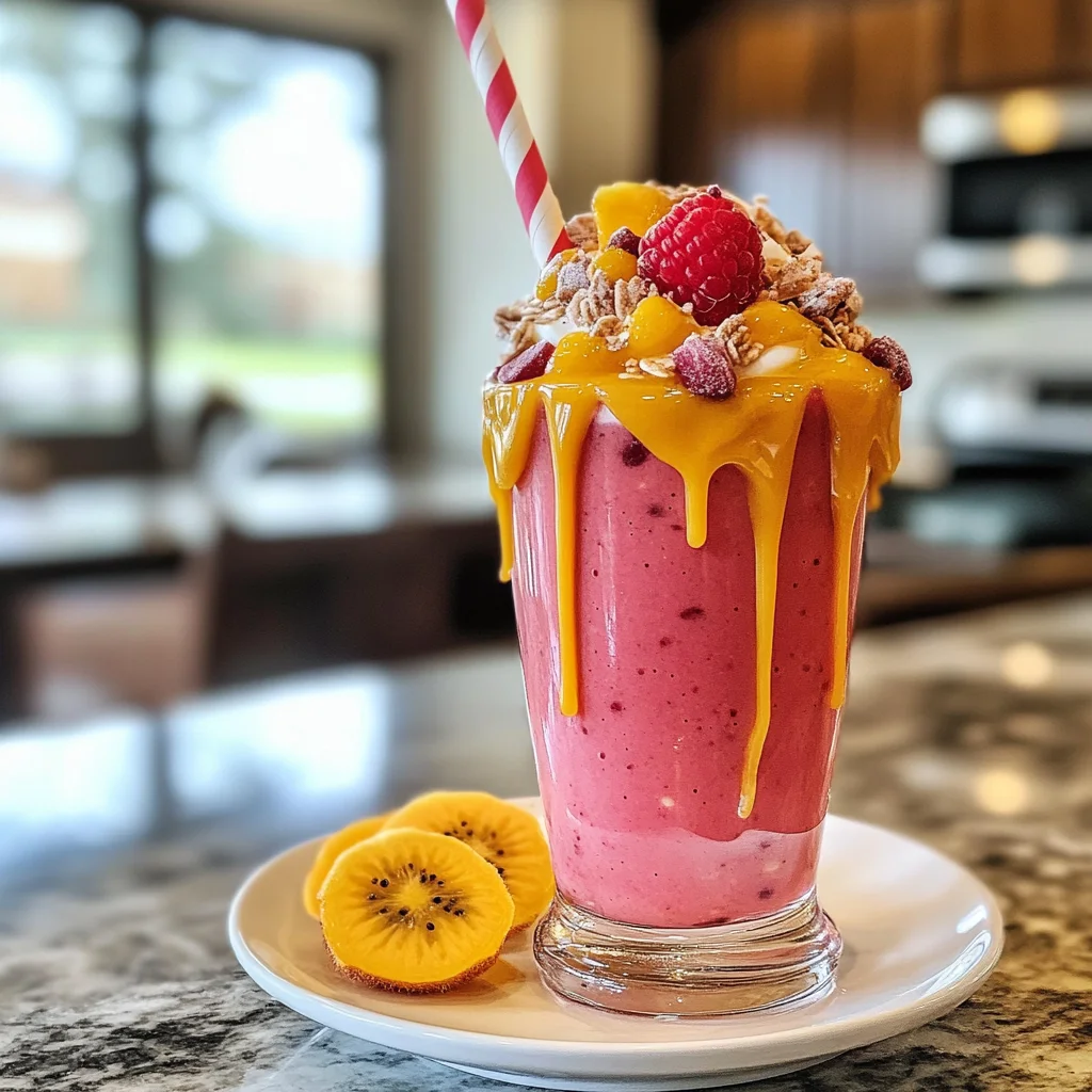 Frozen Fruit Smoothie (2-Ingredient): Creamy Bliss Awaits - Deliciosareceta